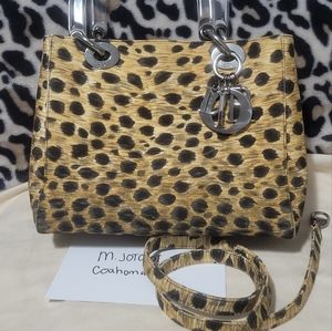 Dior | Bags | Lady Dior Leopard Print Vintage | Poshmark